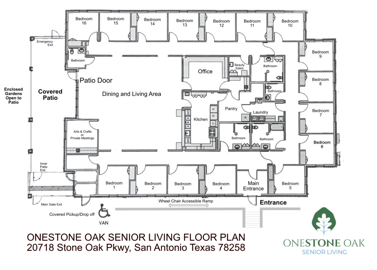 Floor Plan – OneStone Oak Senior Living